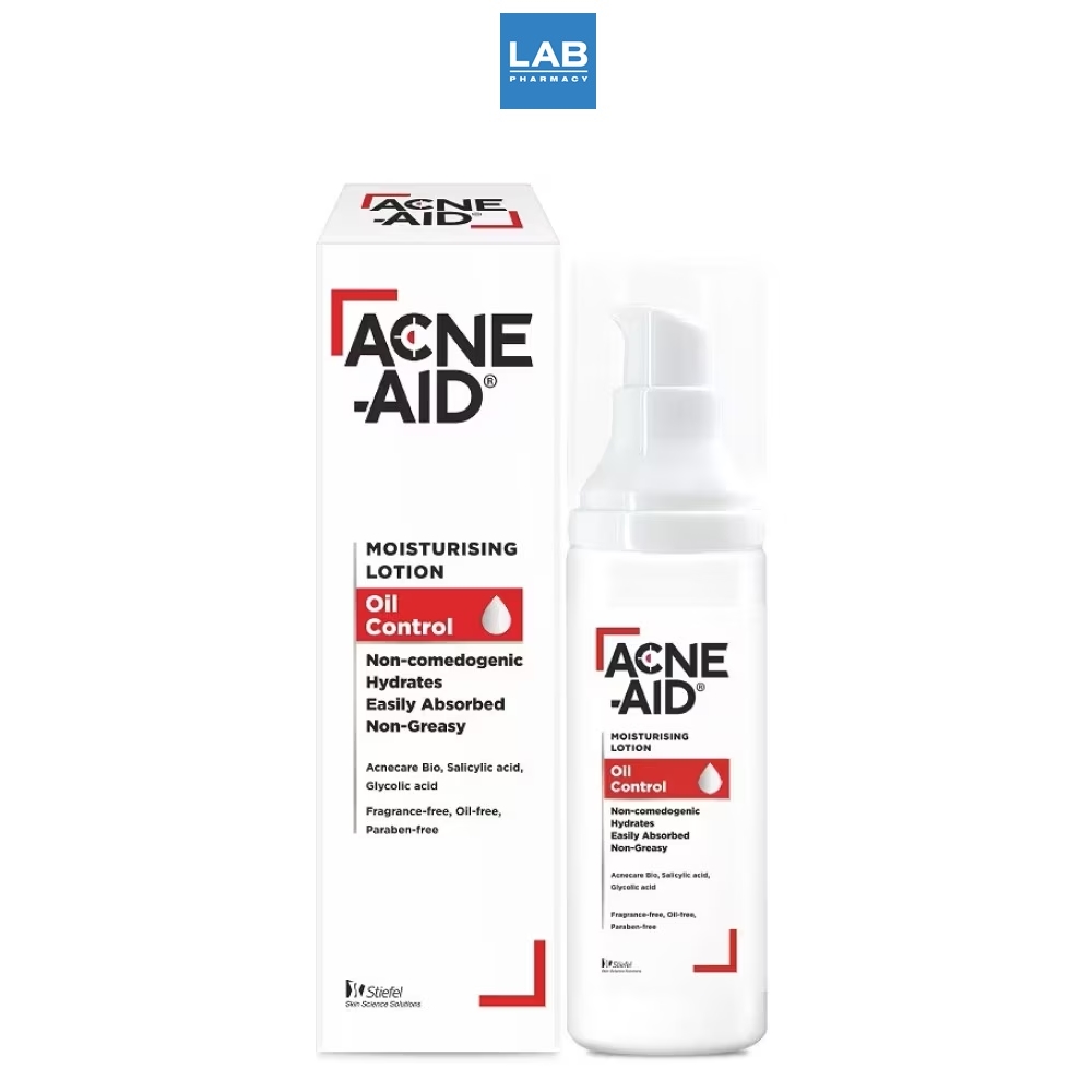 Acne-Aid Moisturizing Lotion Oil Control 30 ml. แอคเน่-เอด มอยซ์เจอร์ไรซิ่ง โลชั่น ออยล์ คอนโทรล ...